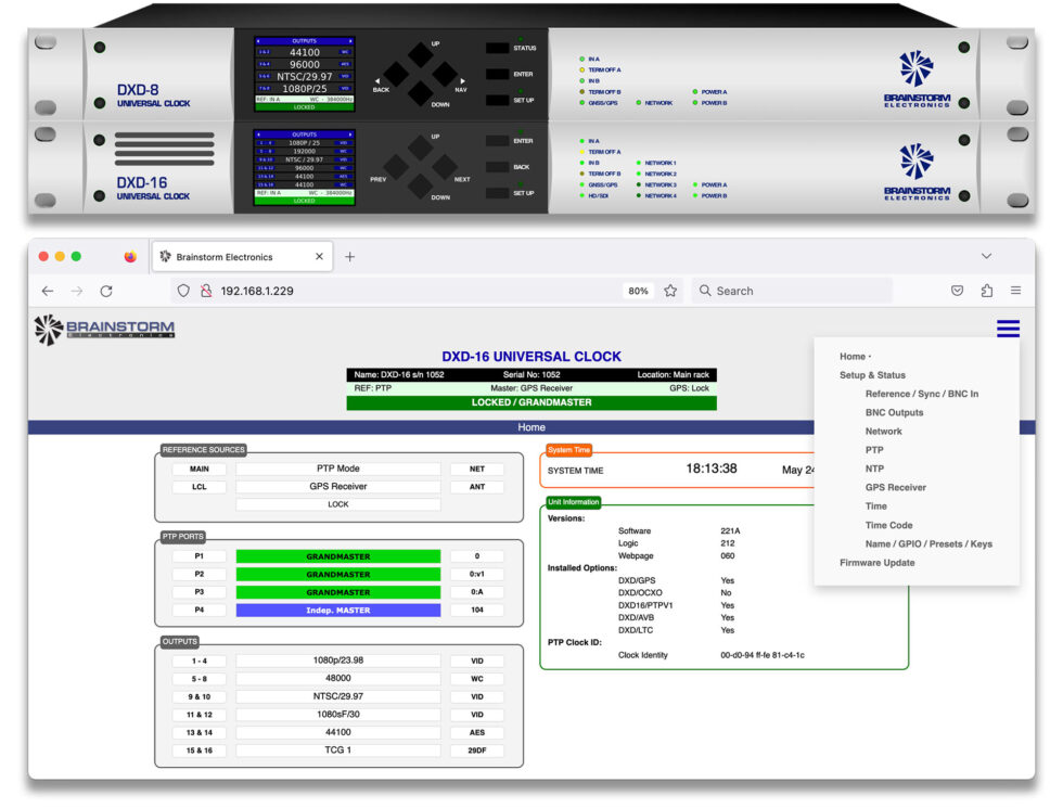 Brainstorm Electronics Sync and Timecode Solutions
